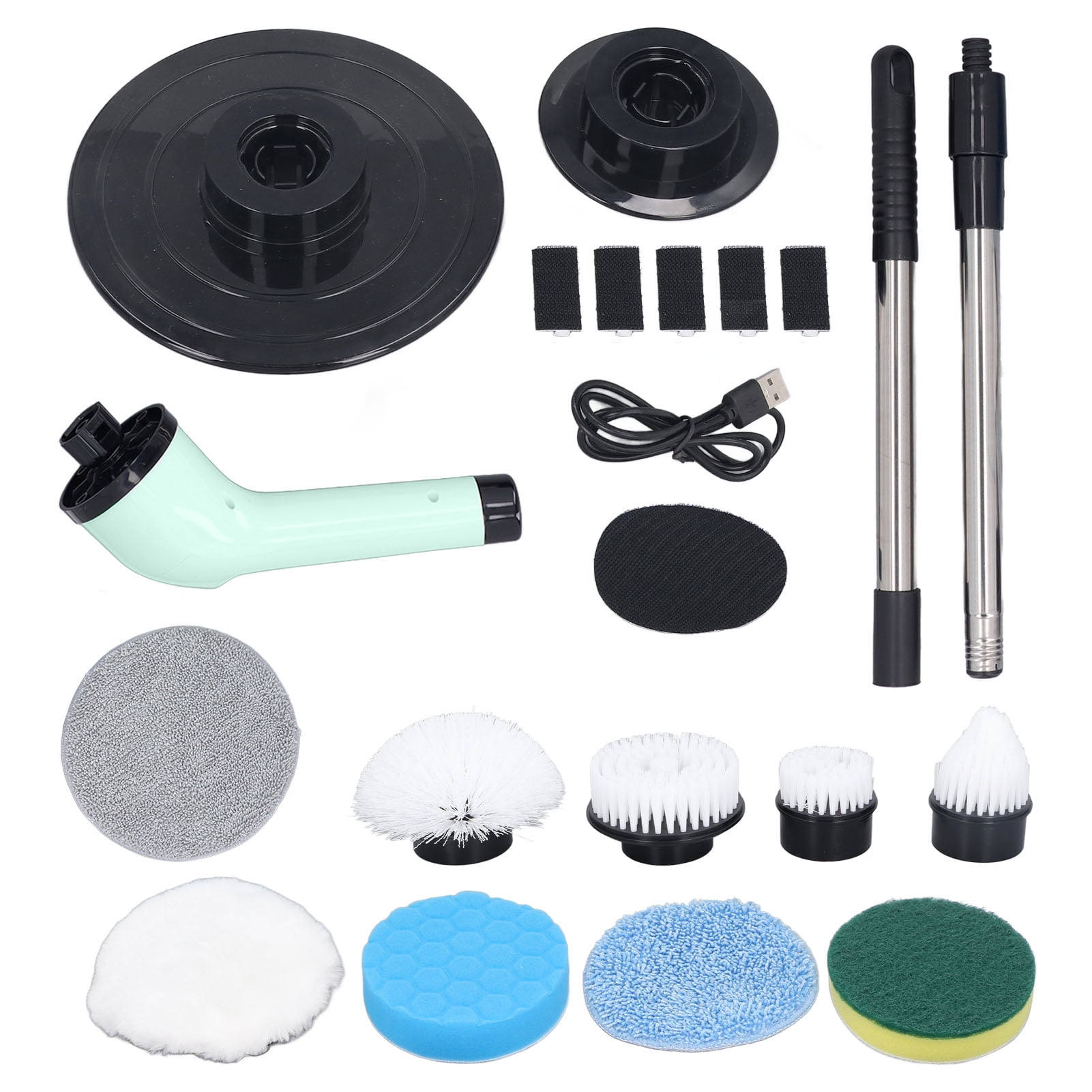 Clearance Electric Handheld Brush Adjustable Extension Handle Powerful ...