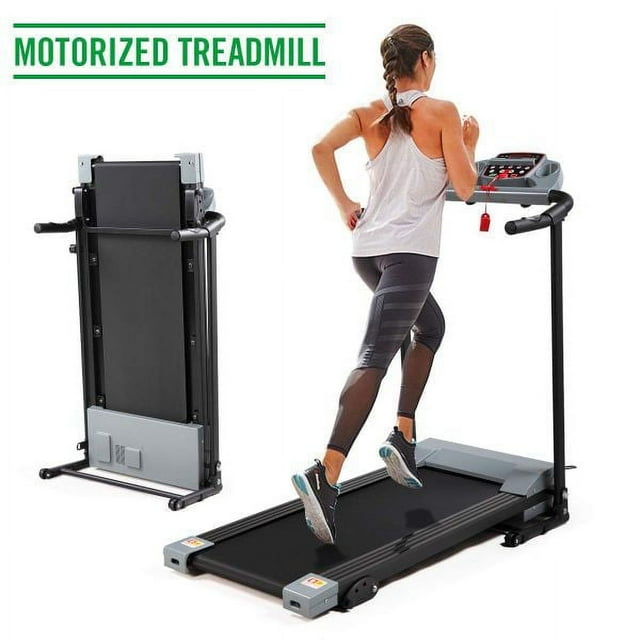 Electric Treadmill, Folding Treadmill with 16" Wide Running Machine Max ...