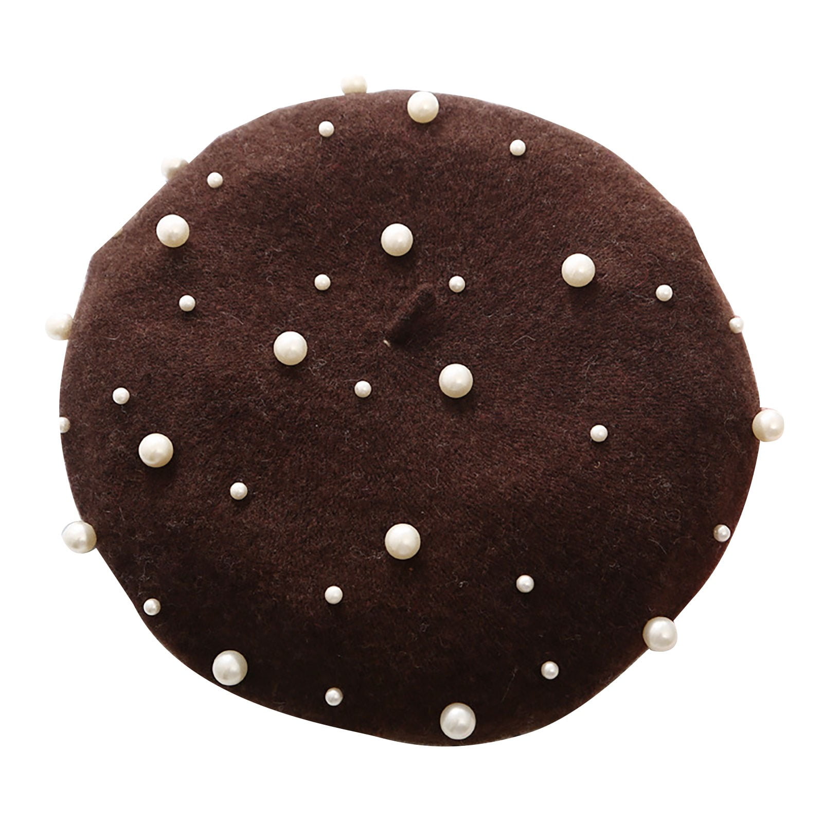 Clearance! Elegant Women's Beret with Pearl Embellishment for French ...