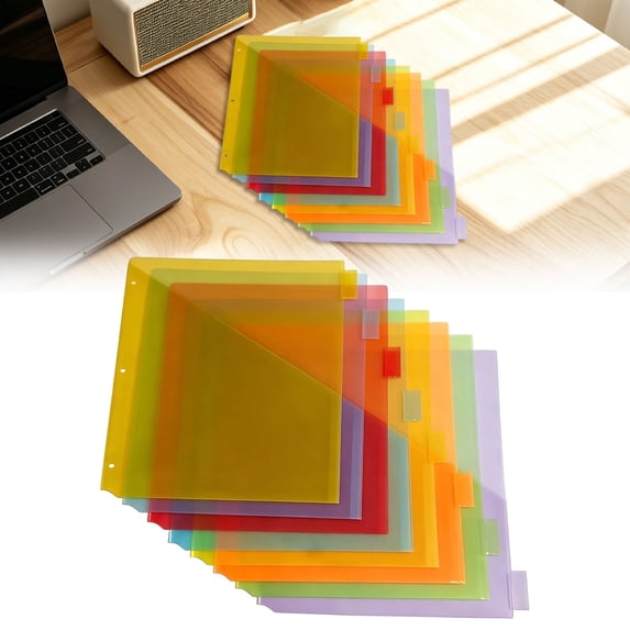 Clearance Eligible 8‑Pack 3‑Ring Binder Dividers,11.3×9.3in Letter Size ...