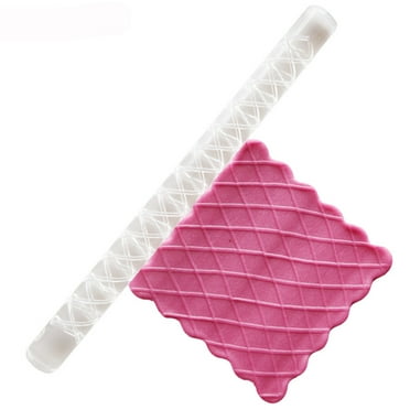 JWDX Rolling Pin Clearance Embossing Acrylic Rolling Pin Fondant Sugar ...