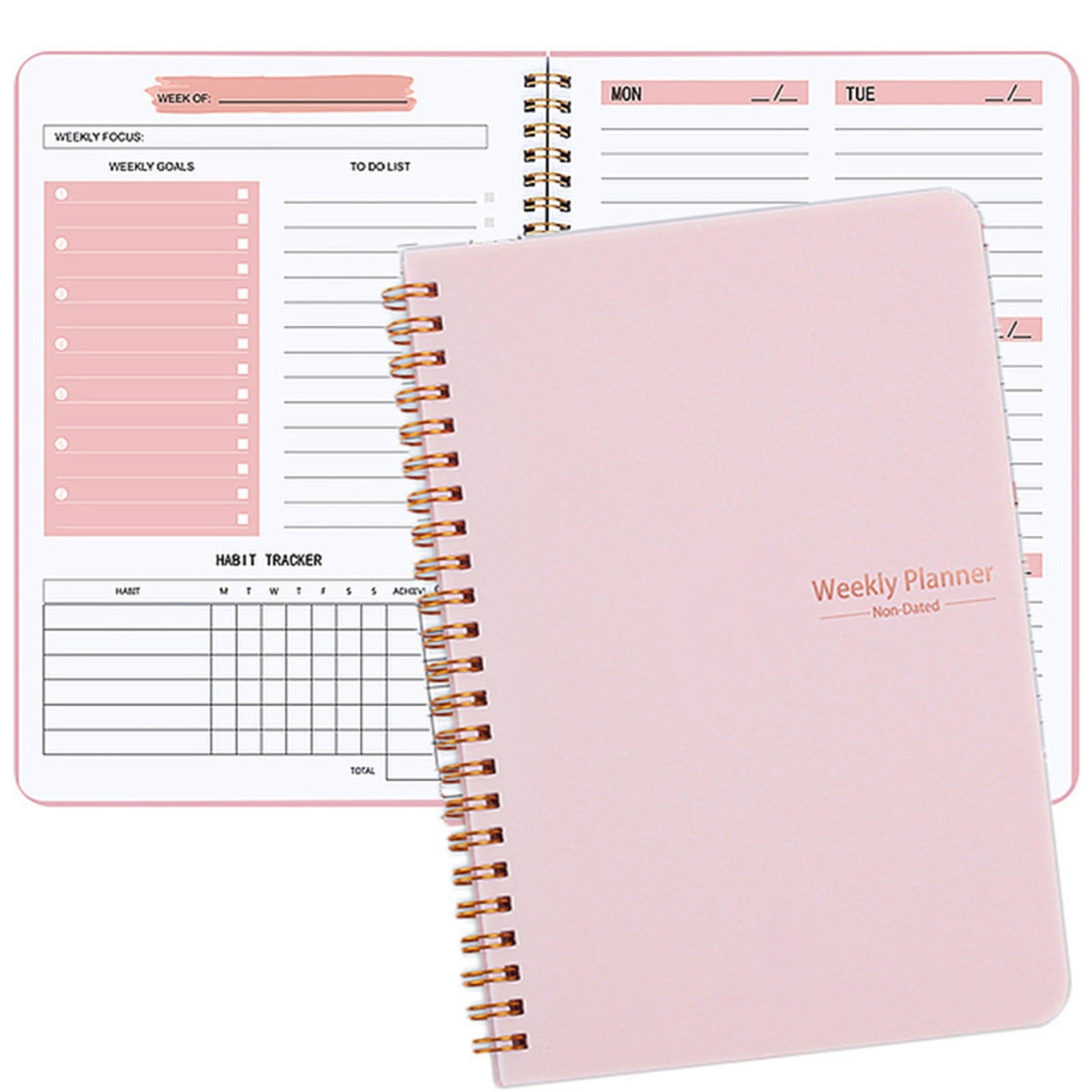 Clearance!Etsjal 2025 DuraFlex Daily/Monthly Planner, Appointment Book ...