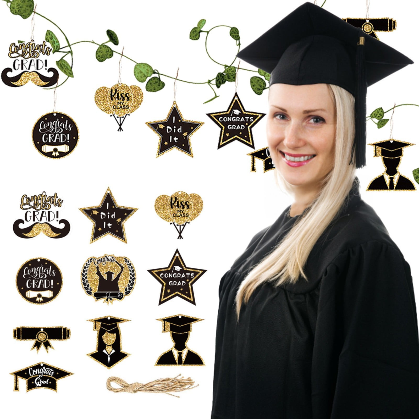 Clearance!Etsjal Graduation Decorations 2025,Party Decorations,Congratulations ClOf 2025 Sign ...