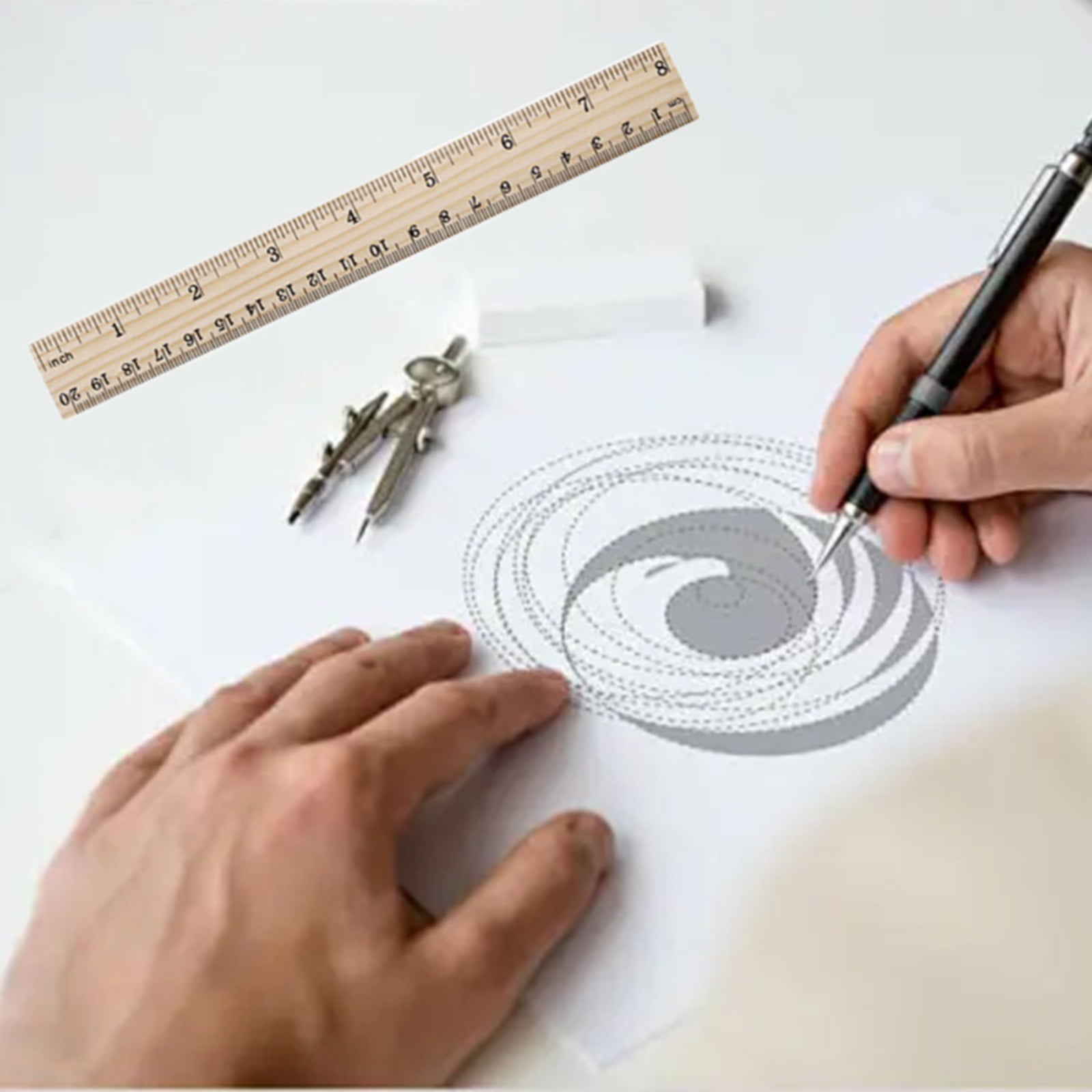 Clearance!Etsjal Scale Ruler,Plastic Ruler,50 Pieces Multicolor Index ...