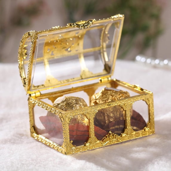 Clearance!!European Candy Hollowed-Out Candy Box Creative New Golden ...