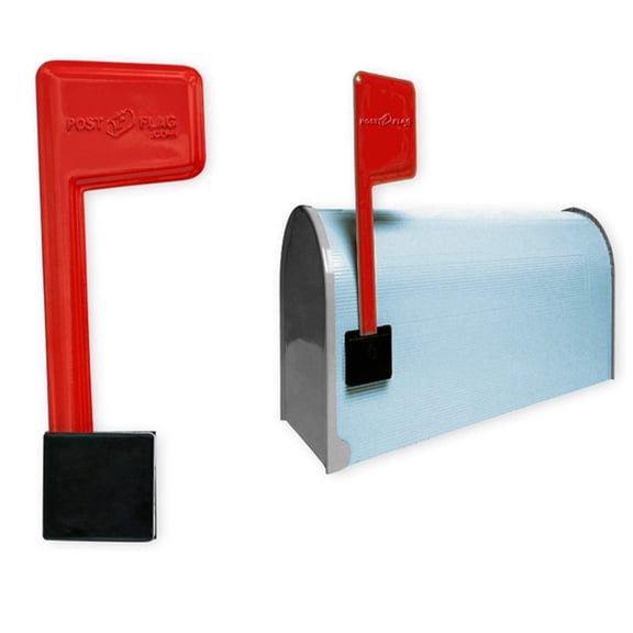 Mail Time, Yellow Mailbox Signal Flag, Long Driveways, All Weather ...