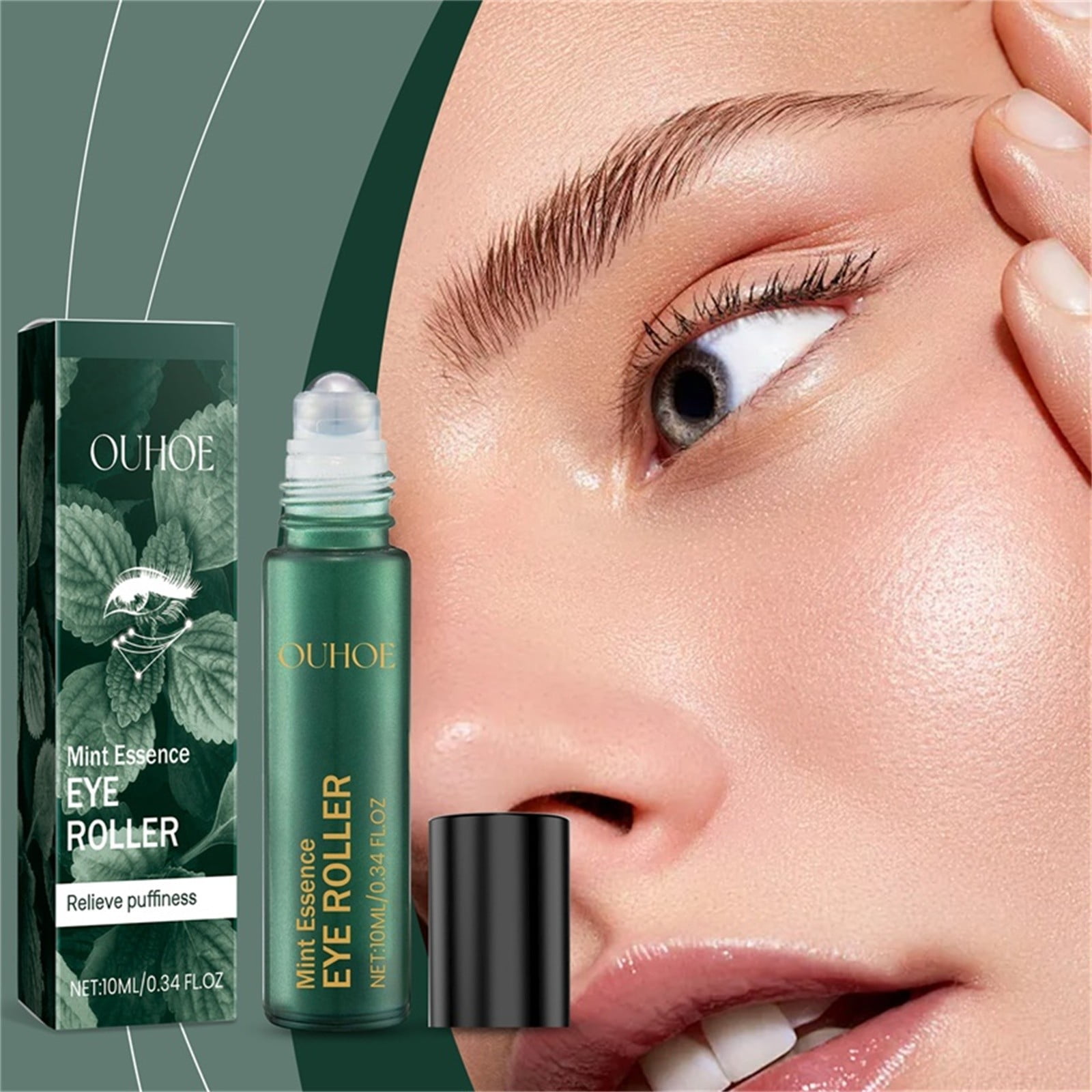 Clearance!Eye Roller Serum with Mint Essence, Vitamin C and Peptides - Energizing Serum for Dark ...