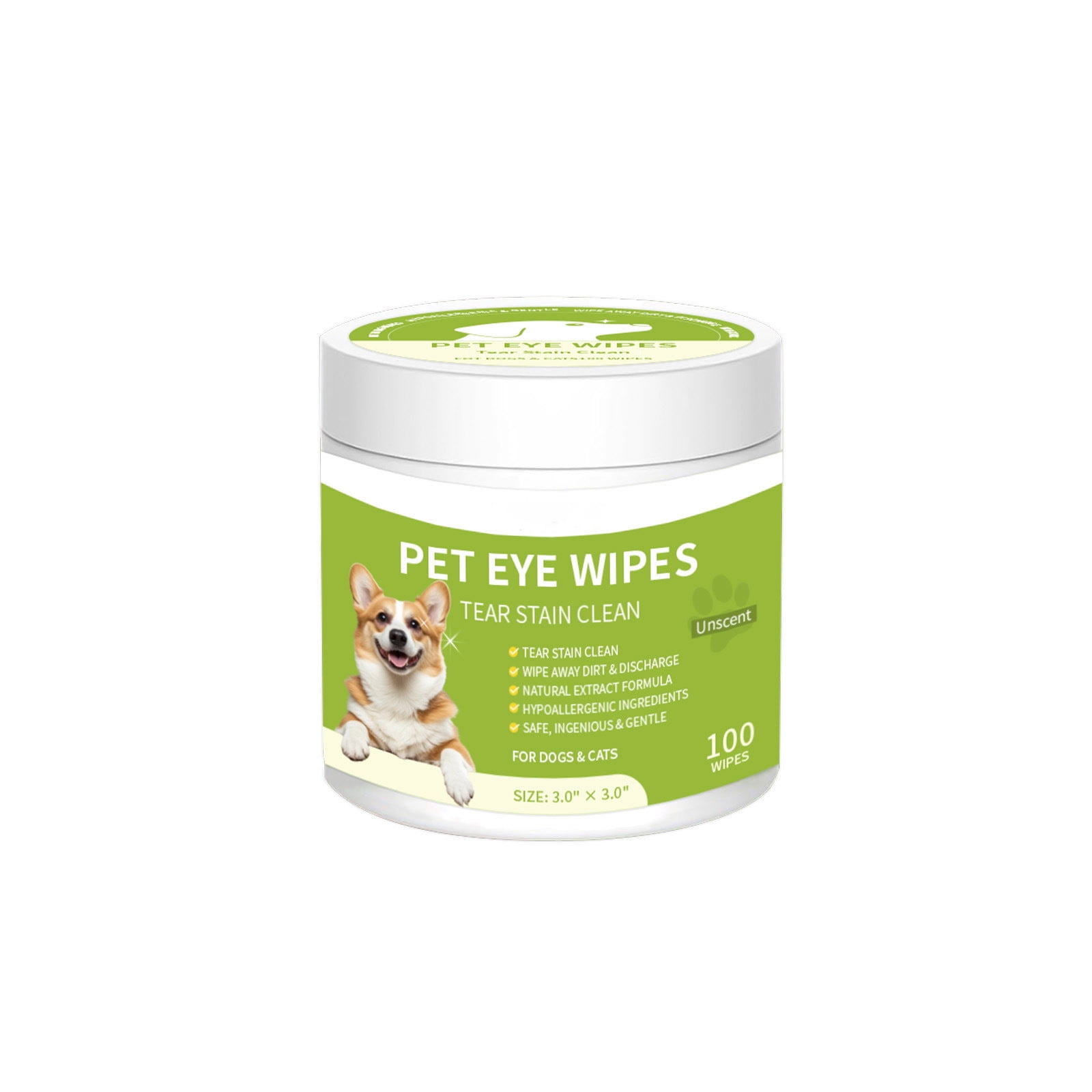 Clearance! Eye Wipes for Dogs & Cats, Hypoallergenic Dog Eye Wipes ...