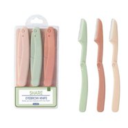Nylea 6-Pack Women's Eyebrow Razor Trimmer | Extra Precision | Peach ...