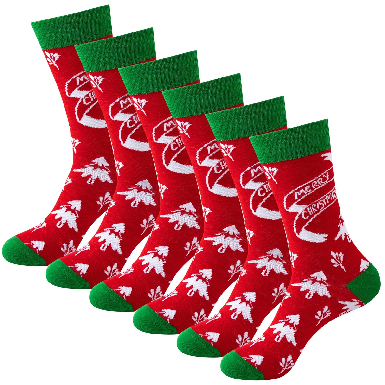 Clearance FUNUONY Christmas Stockings Winter Cozy Slipper Socks Plush ...