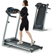 BiFanuo 2 in 1 Folding Treadmill, Smart Walking Running Machine ...