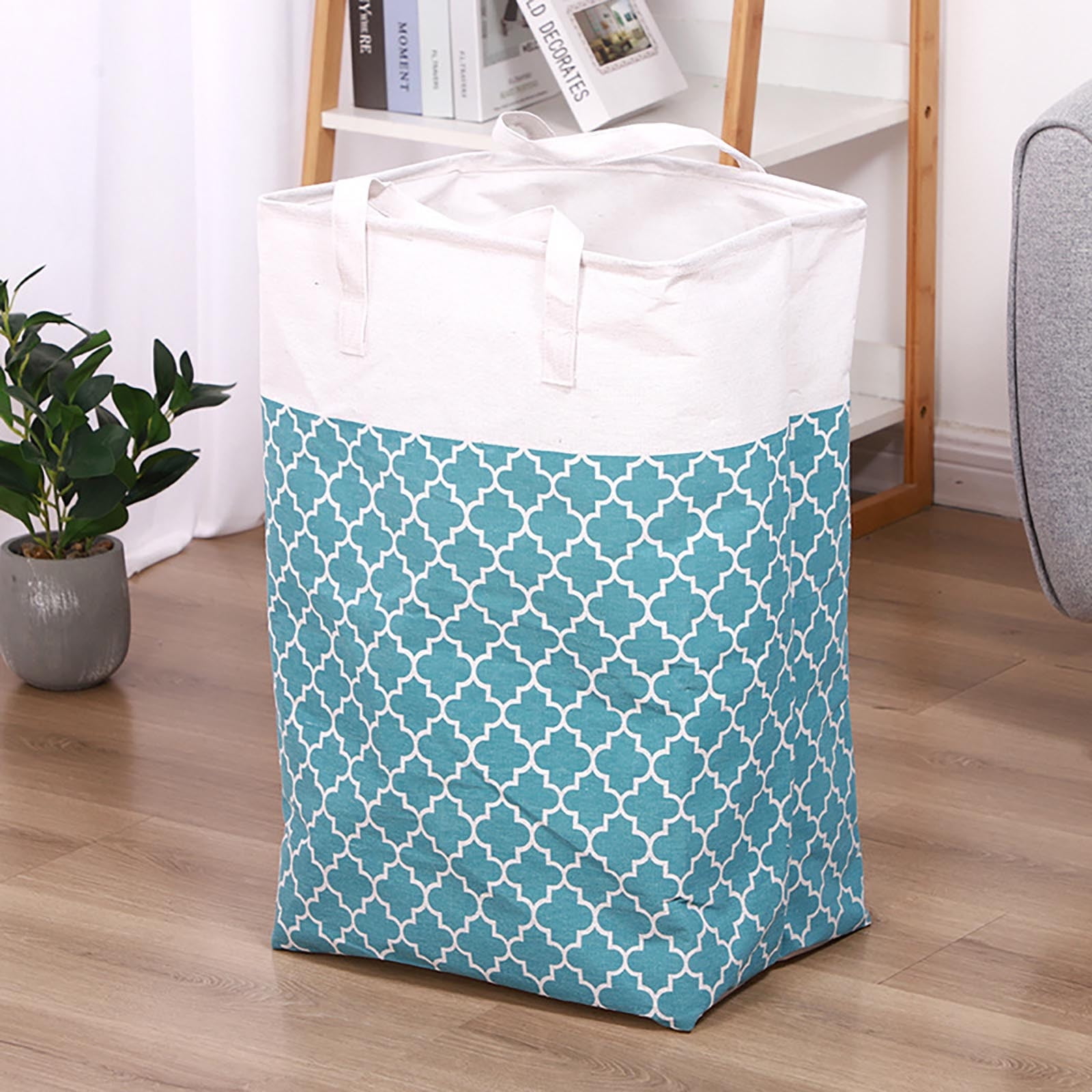 Clearance Fabric Storage Basket Fabric Dirty Cloth Storage Basket ...
