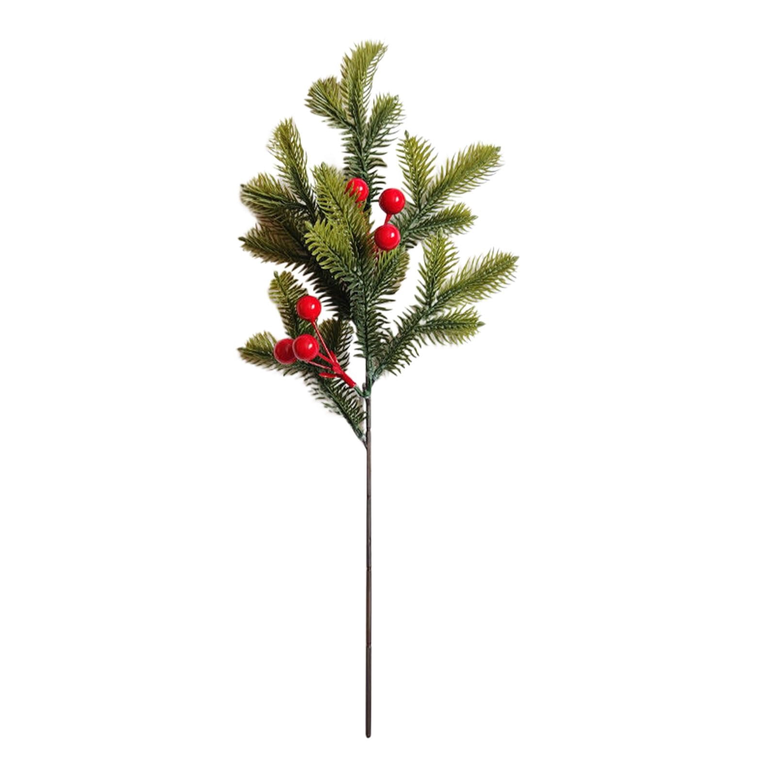 Clearance Fake Plants! Grunyia 6 Kinds Artificial Christmas Tree Picks ...