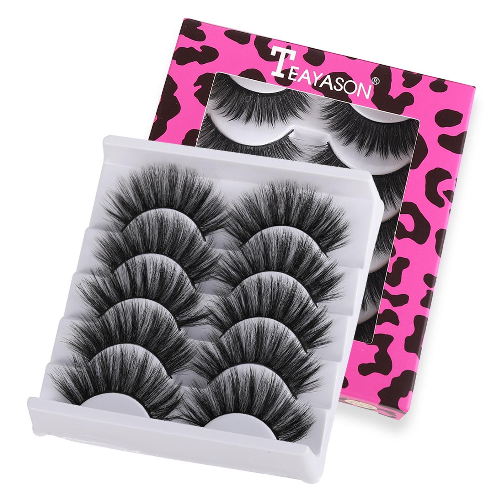 Clearance False eyelashes false lashes 5Pairs 3D Natural Soft Bushy ...