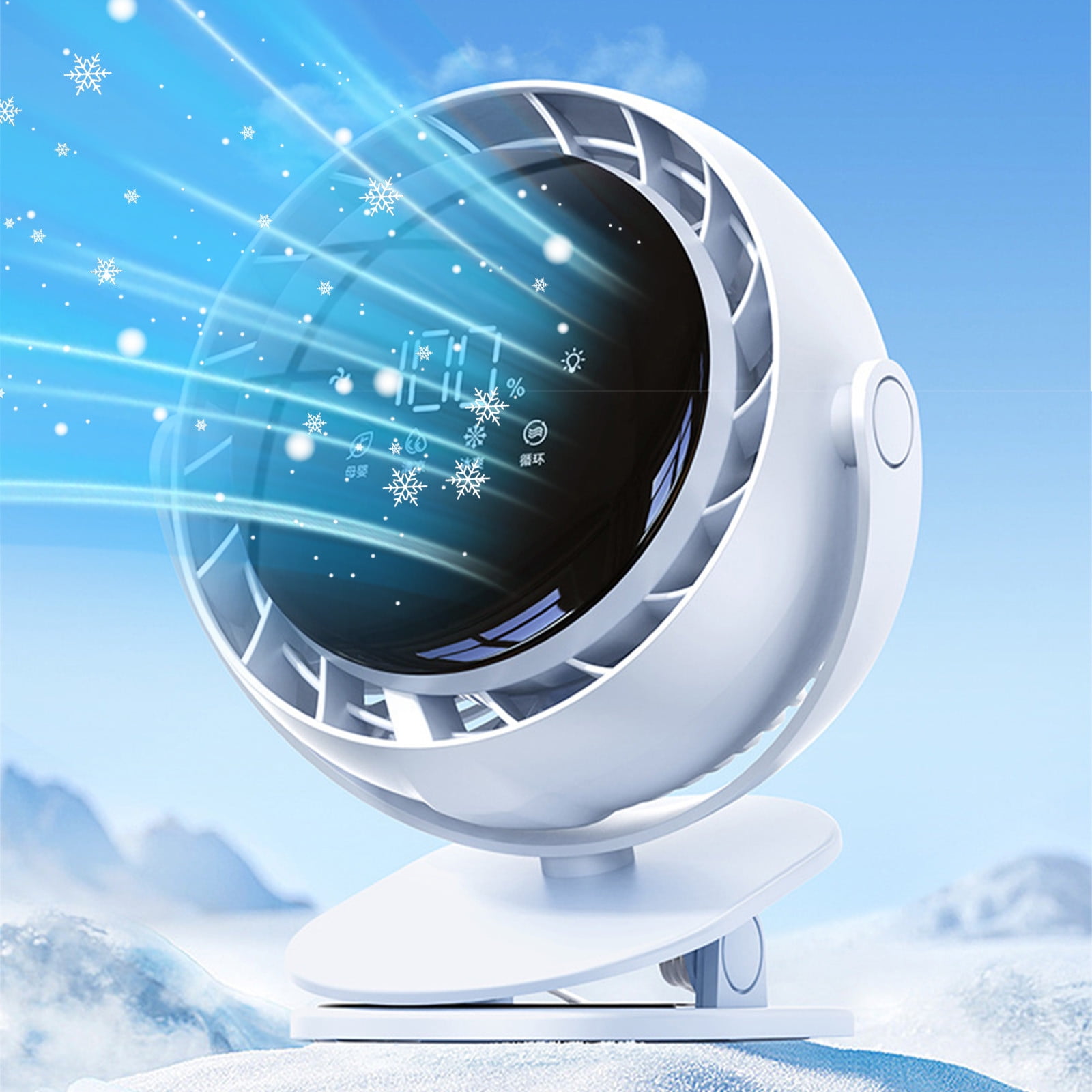 Clearance! Fan for Bedroom, Portable Recirculating Fan, 3-in-1 Smart ...