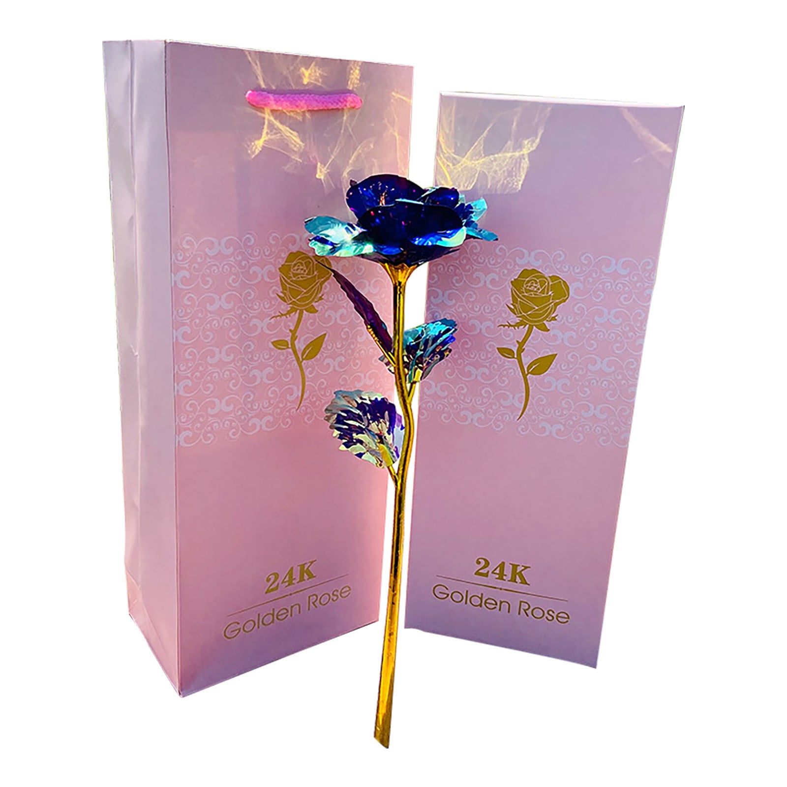 Clearance Fast Delivery Gold Rose Artificial Forever Flowers Best For ...