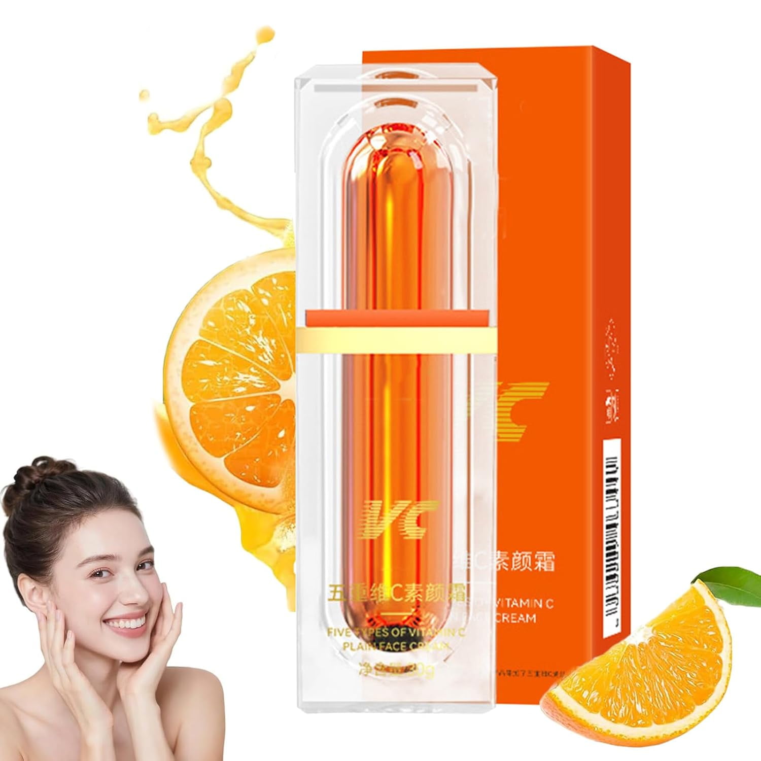 Five Vitamin C Tone Up Cream, Vitamin C Cream for Face, Quick Makeup ...