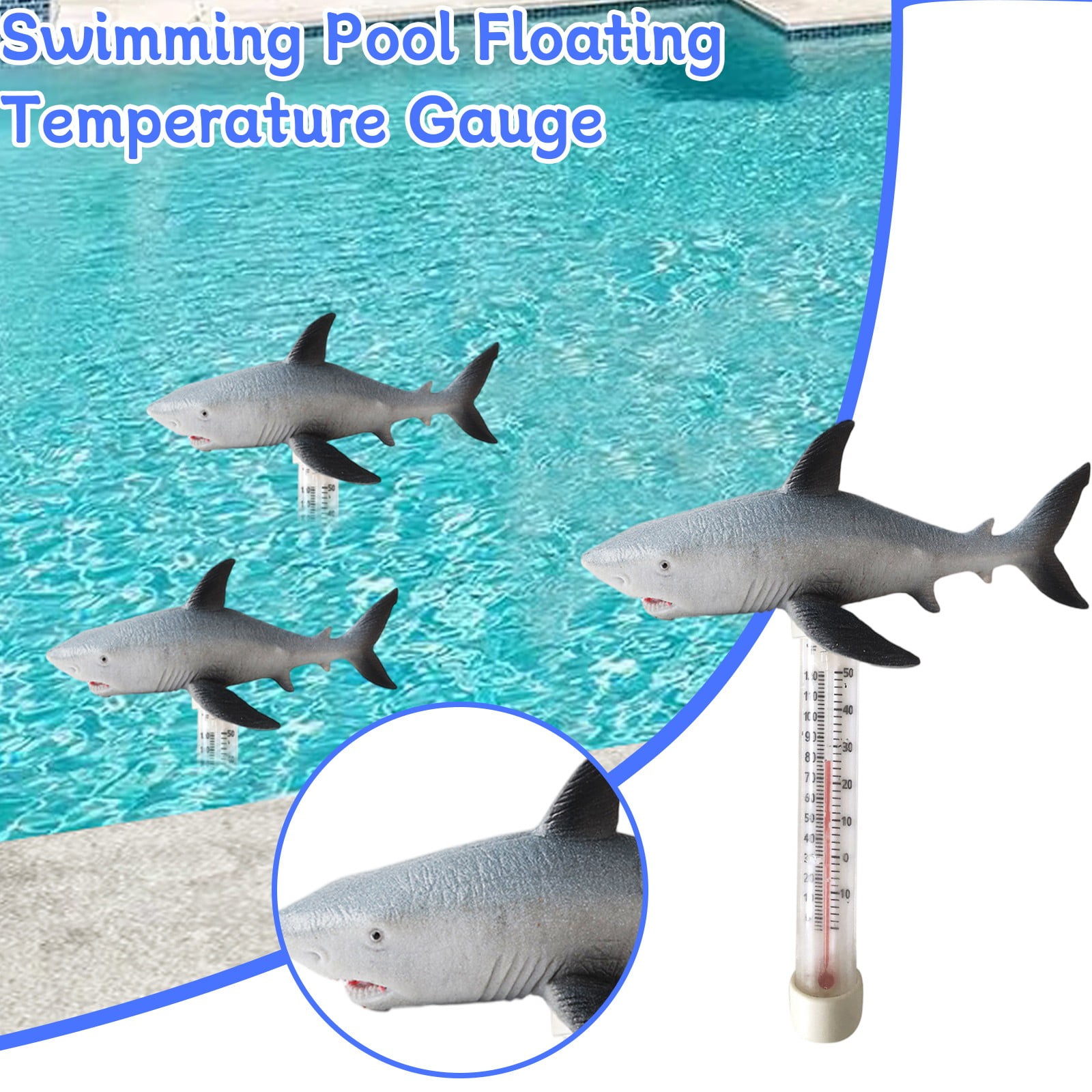 Clearance! Floating Pool Thermometer Funny Poop Shaped Water ...