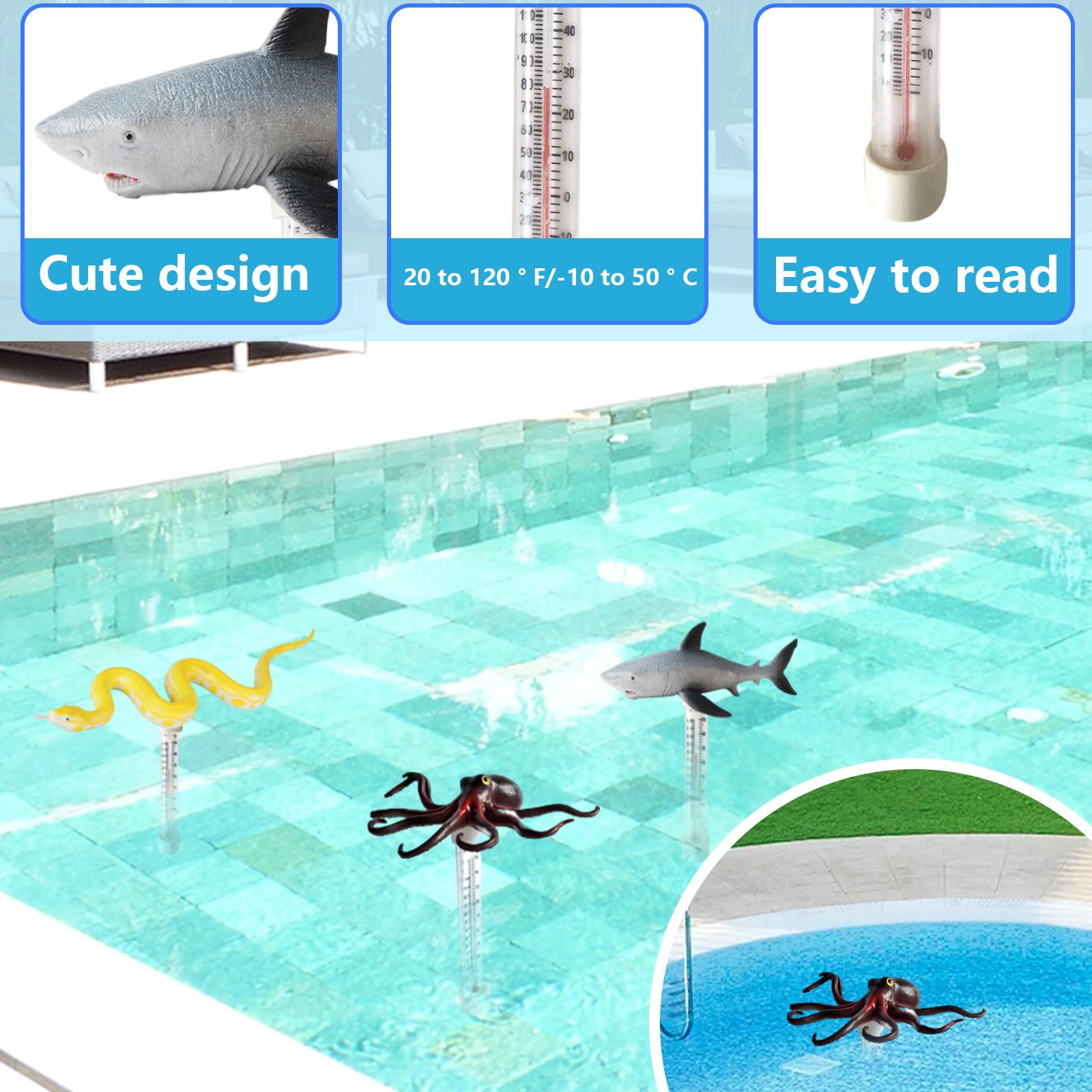 Clearance! Floating Poop Pool Thermometer,Funny Floating Poop Pools ...