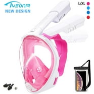 Intex Surf Rider Youth Swimming & Diving Mask Snorkel Set, Black/Red ...