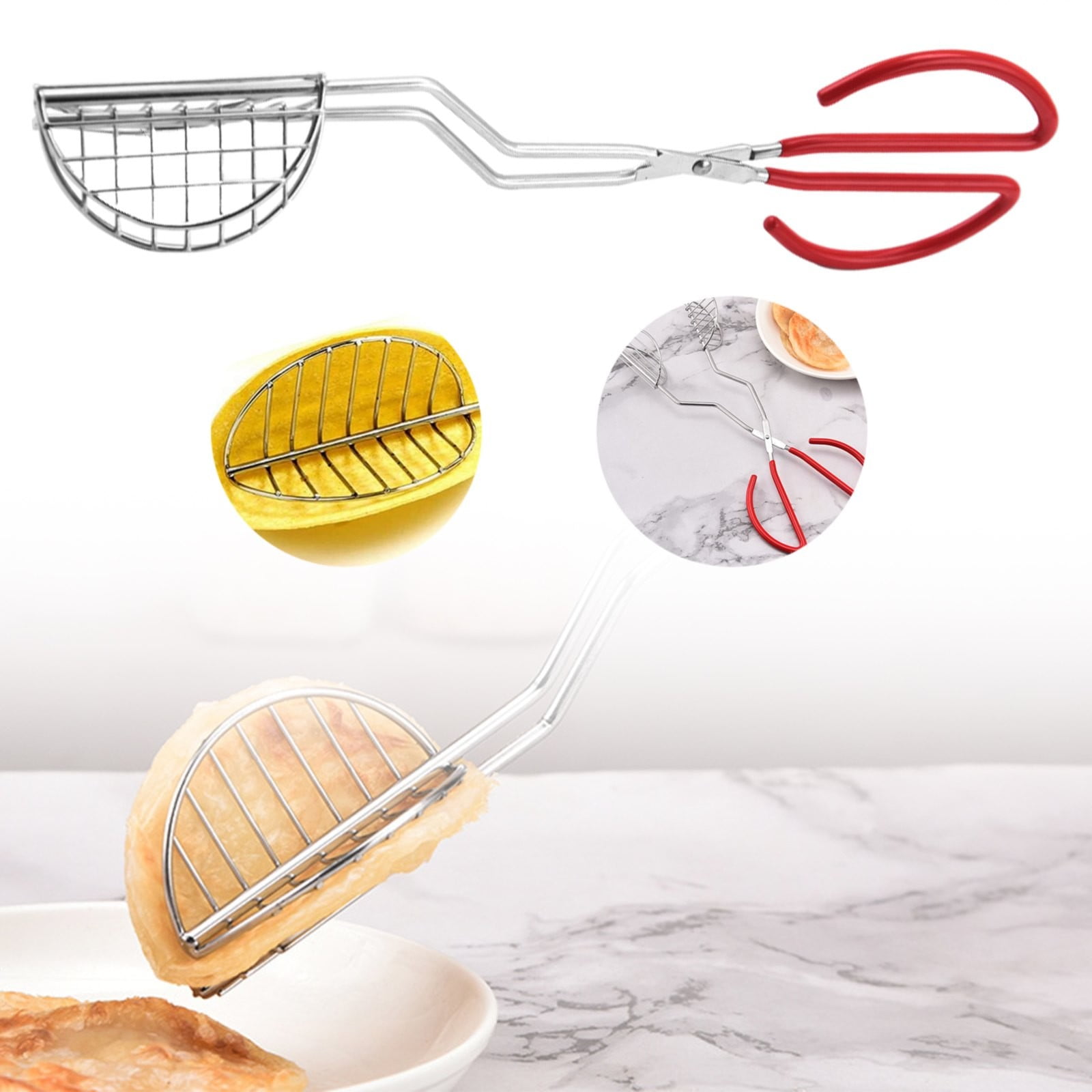 Clearance Food Clips under $5,Tortilla Fryer Tongs Plated Tongs With ...