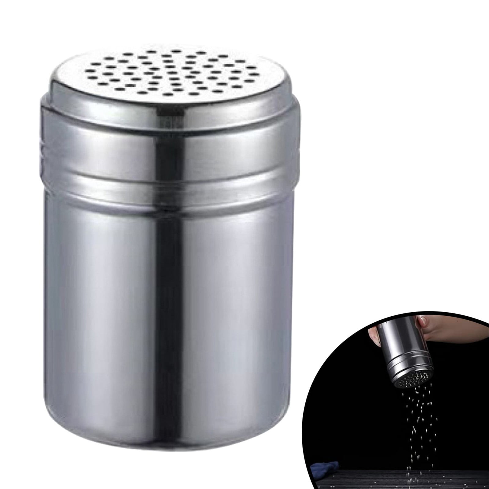 Clearance Food Storage under $5 2 PCS Stainless Shakers Sugar Pepper ...