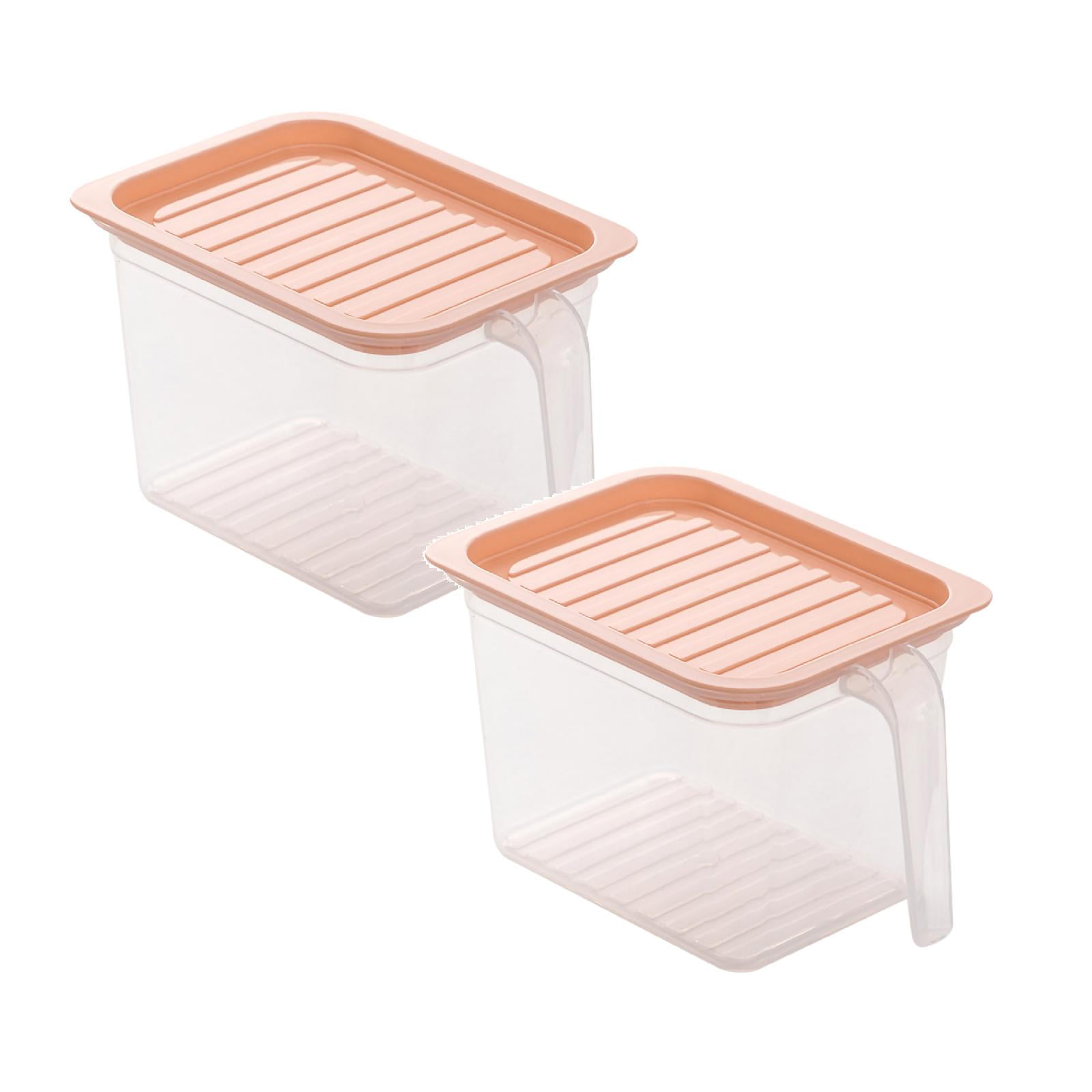 Clearance Food Storage under $7 Square Transparent Refrigerator Storage ...