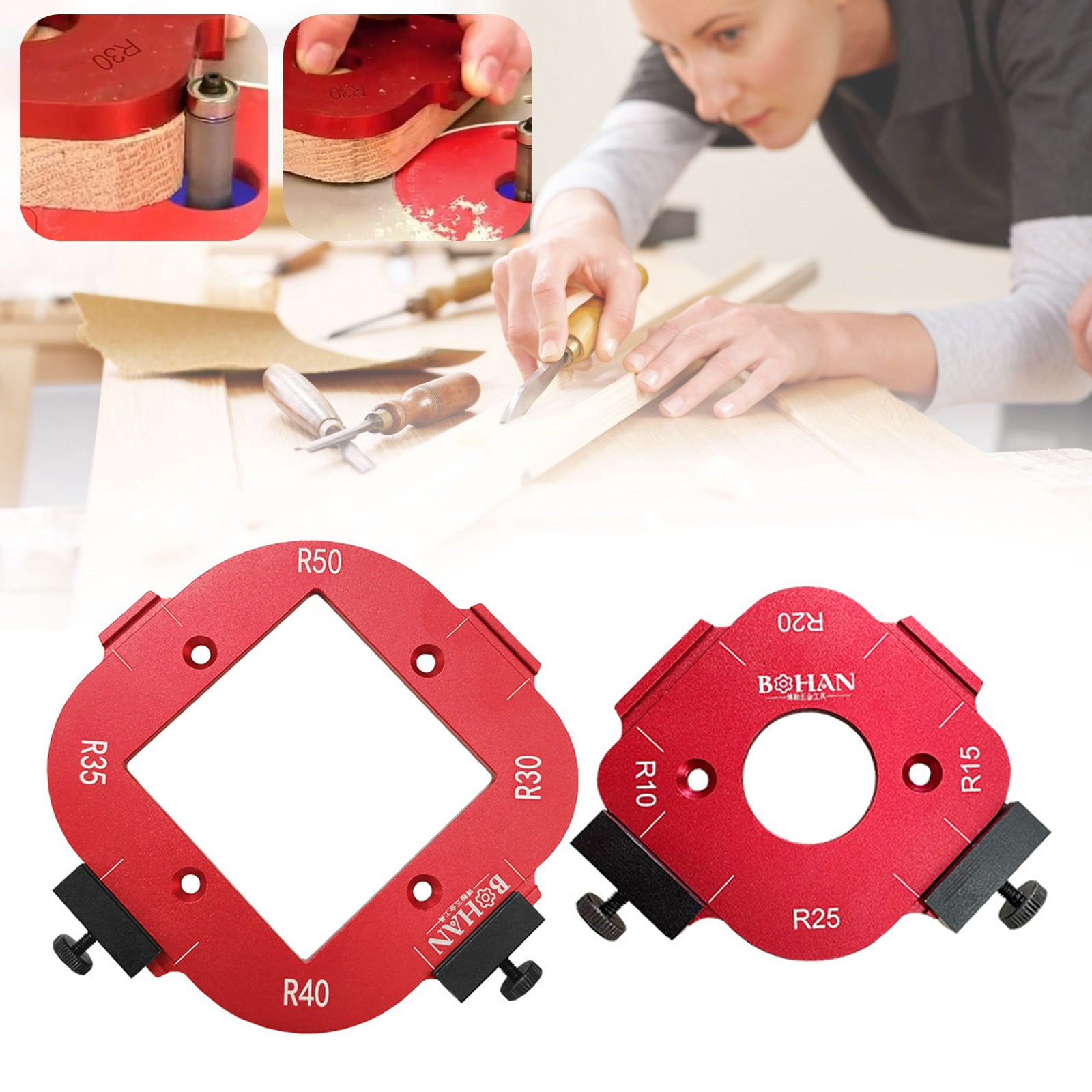 Four-In-One Arc Corner Positioning Template Arc Mold [10-25R] - Walmart.com