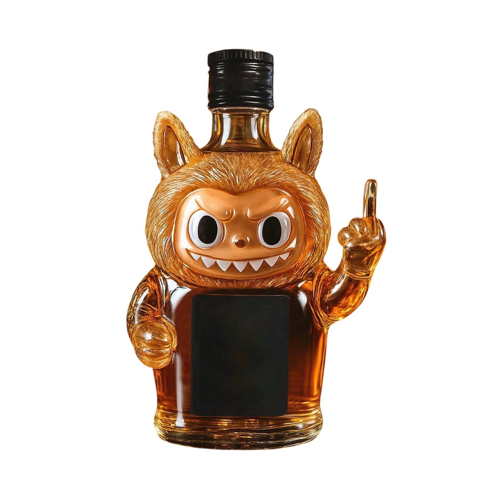 Clearance! Funny Monster Whiskey Bottle, 3D Engraved Shaped Whiskey ...