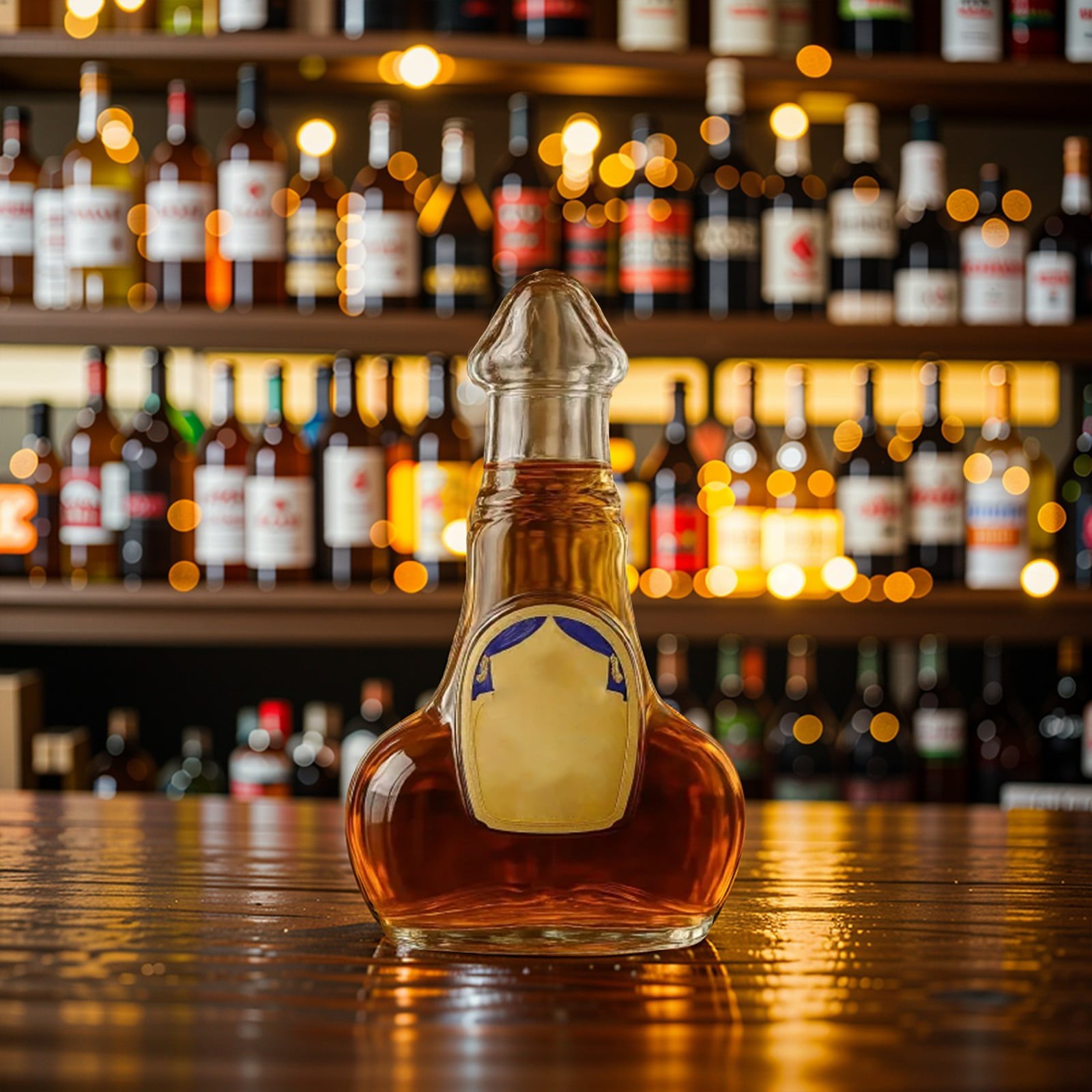 Clearance! Funny Strange Shaped Whiskey Bottle, 3D Engraved Shaped ...