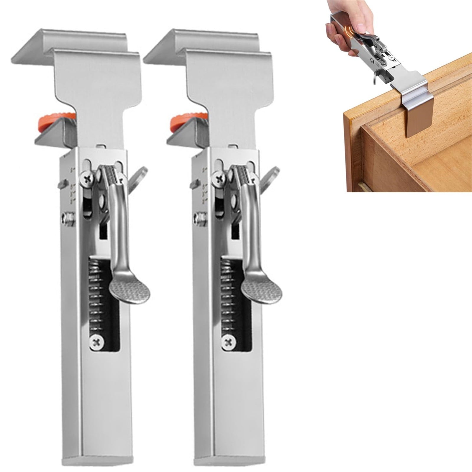Clearance GLLCBF Fixing Clip Adjustable Drawer Fixing Clamp Drawer ...