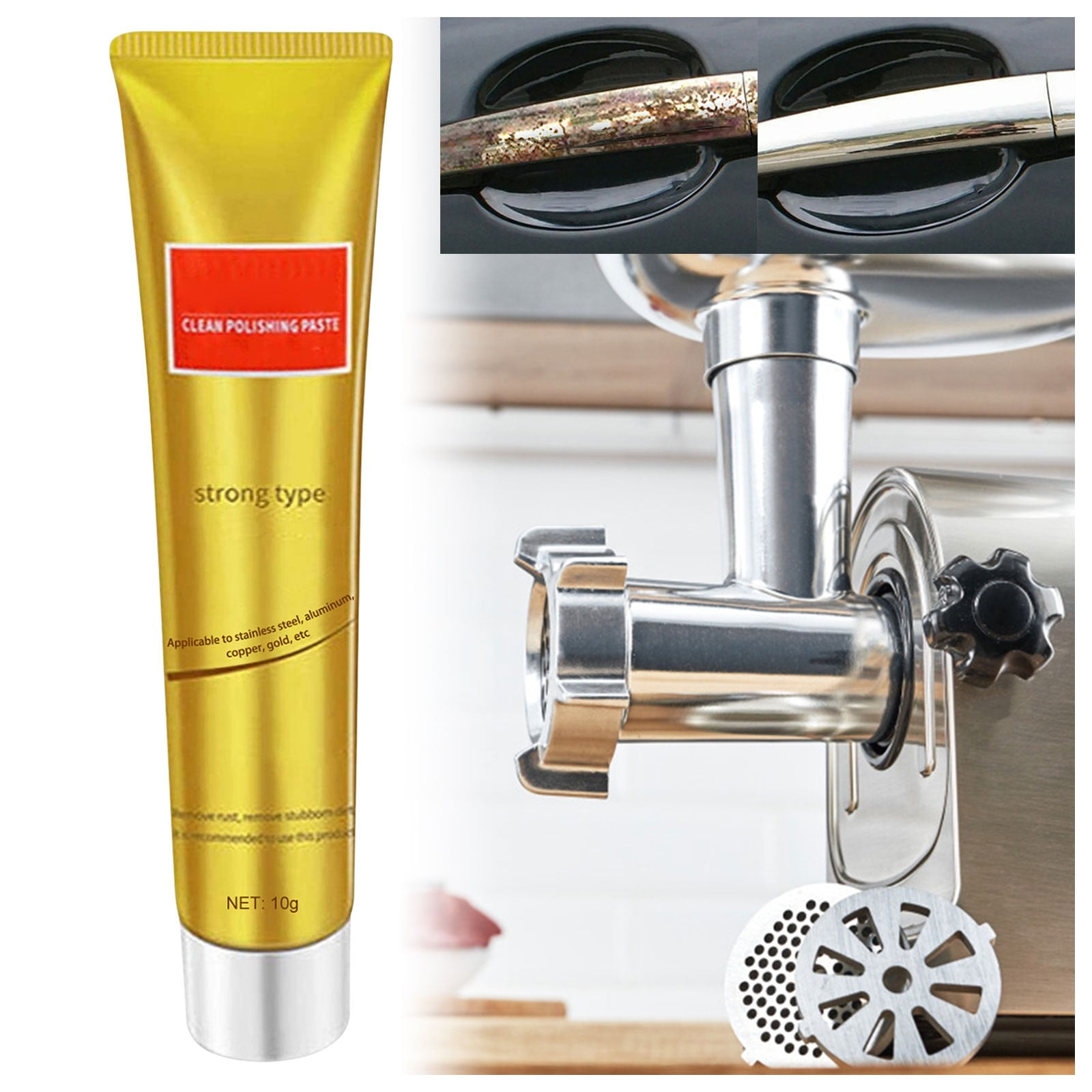 Clearance GLLCBF Rust Remover Metal Polishing Paste All Metal Polishing ...