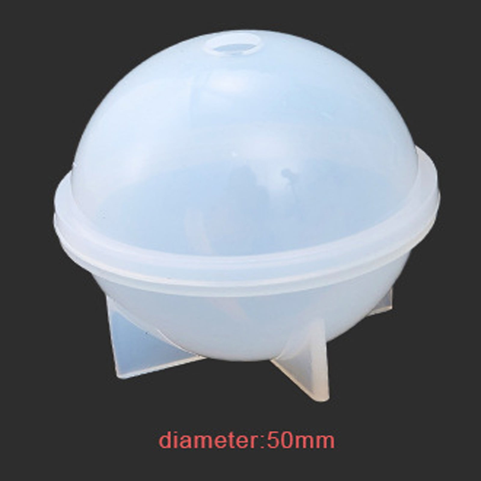 Clearance GLLCBF Silicone Molds 5 Size Silicone Round Ball Silicone ...