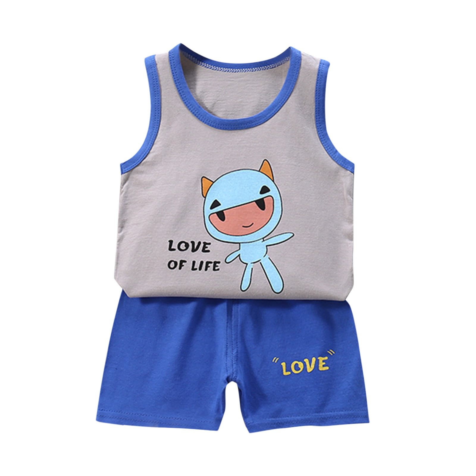 Clearance! Gallickan Toddler Boys Shorts Set Toddler Kids Baby Boys ...