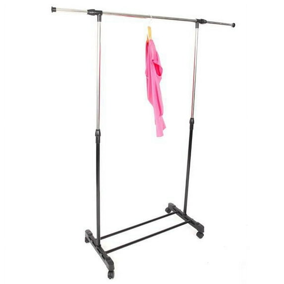 Clearance! Double Rods Multi-functional Bedroom Clothing Stand with ...