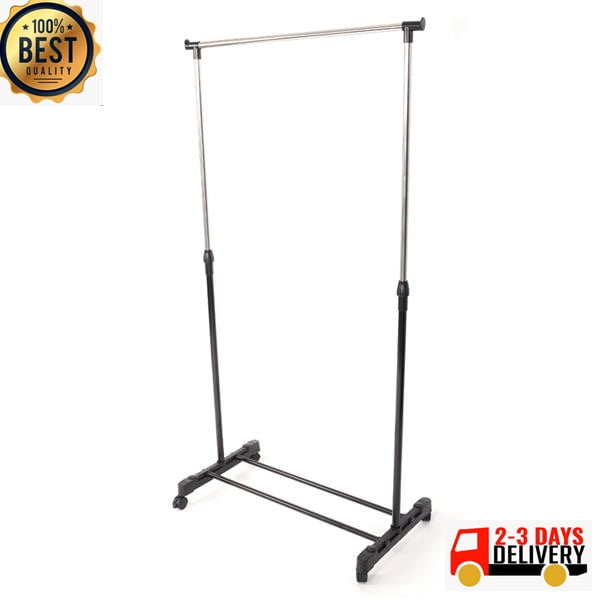Clearance! Multi-functional Stainless Steel Garment Rack with Shelves ...