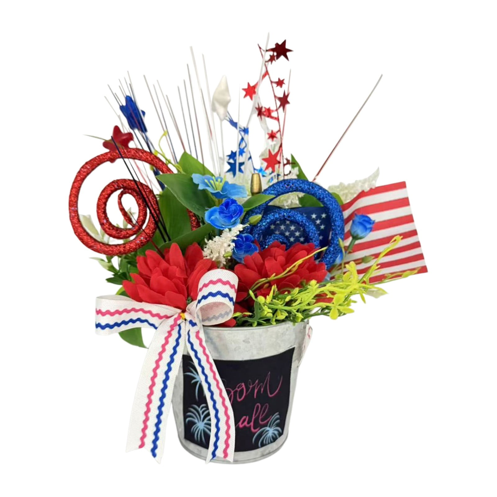 Clearance!Garoy Thank You Veterans Flowers with American Flags ...