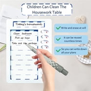 "JennaKate Magnetic Chore Chart for Kids - Reusable Family Fridge - 11 ...