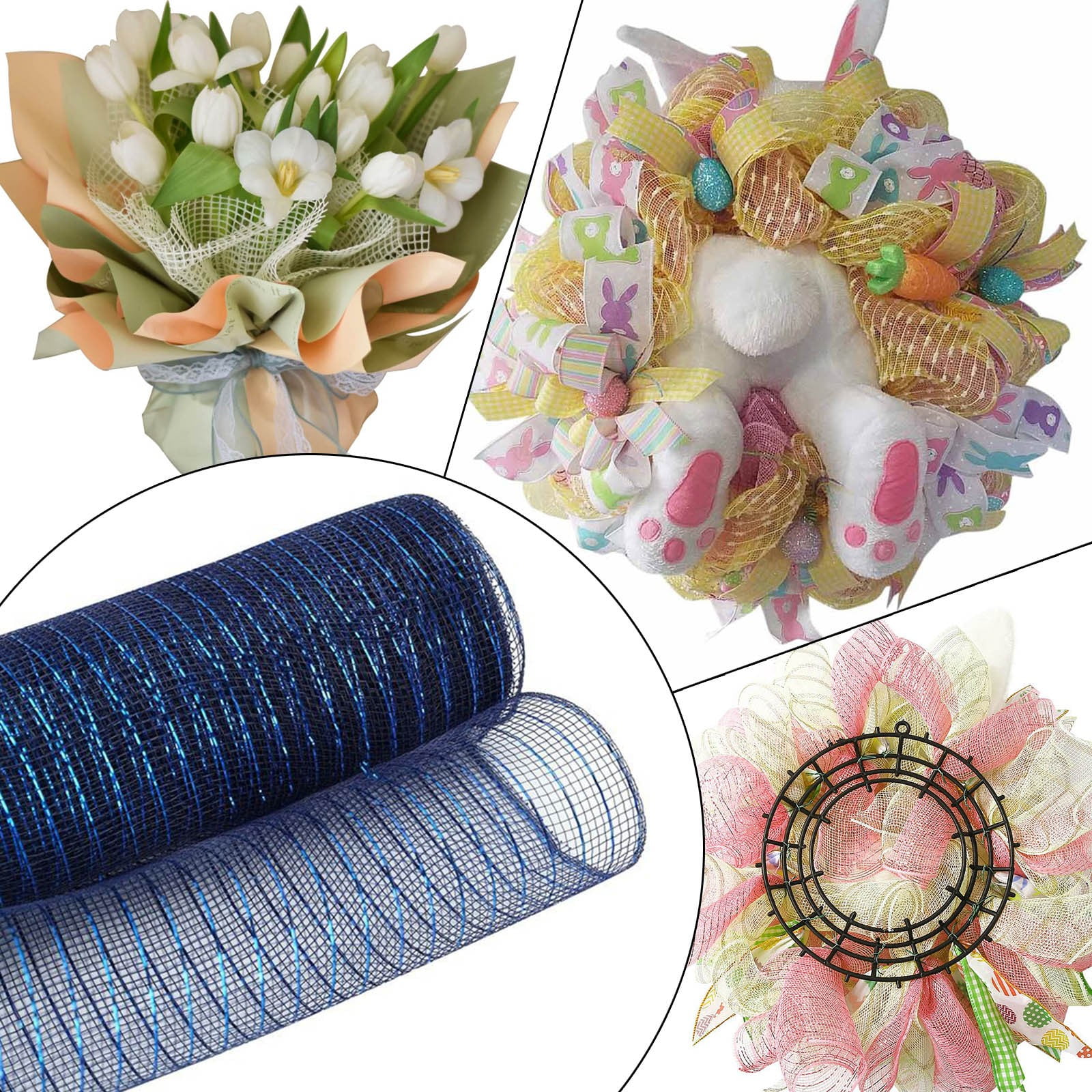 Clearance！ Gbayxj Diy Mesh Gift Atmosphere Festive 26cm Box Belt Ribbon ...