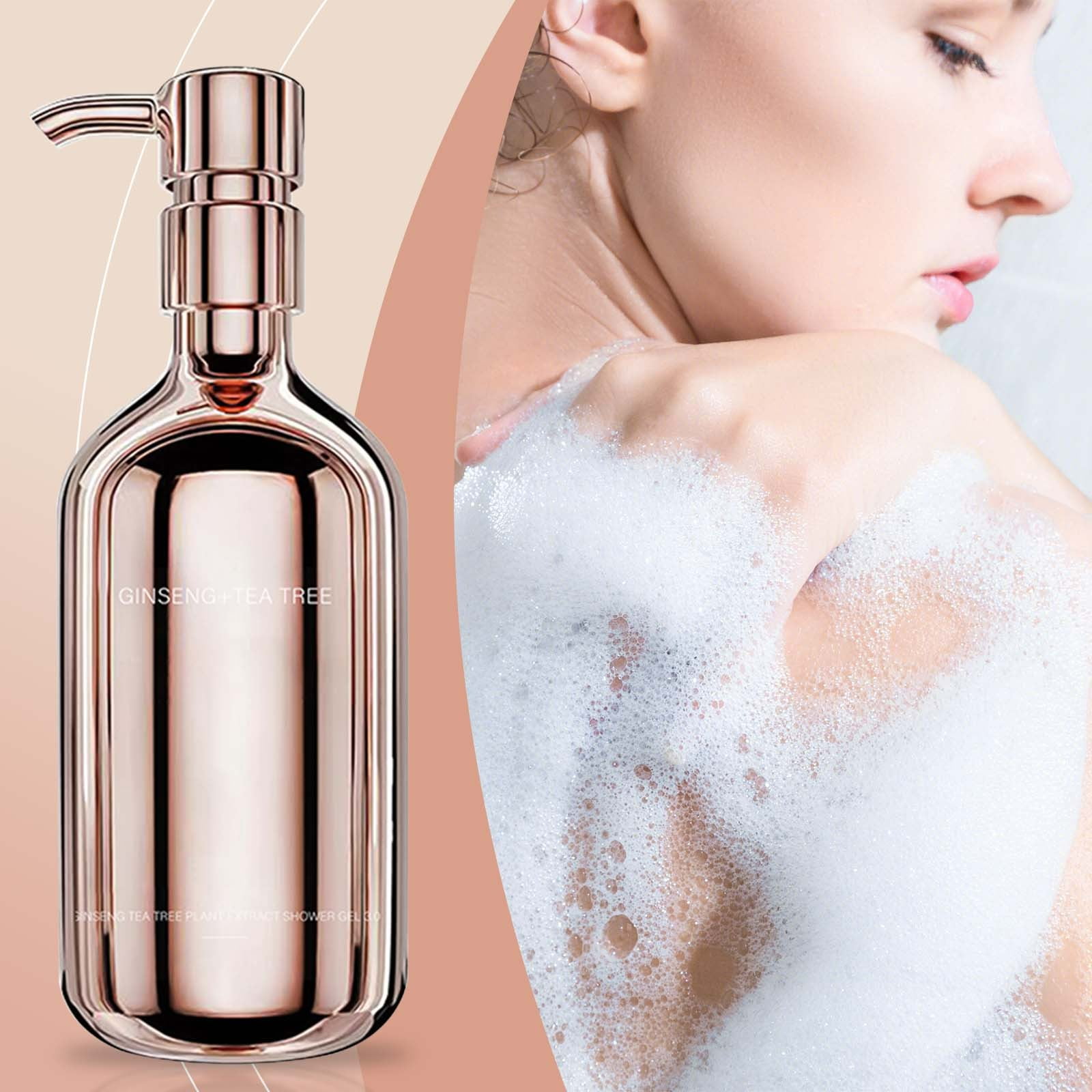 Clearance Ginseng Bath Lotion Nourishes Skin Brightens Skin Tone And Leaves For A Long 450ml ...