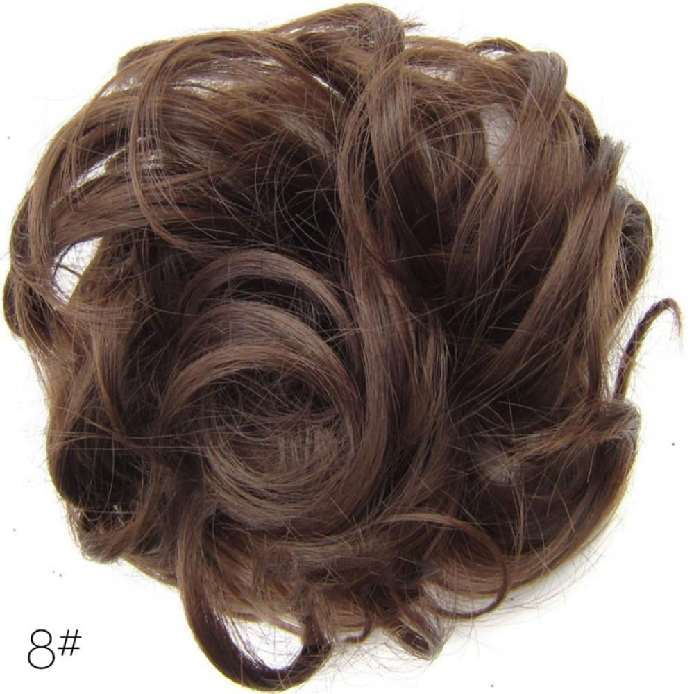 Clearance! Girl Curly Messy Ponytail Holder Hairpiece Wig Hair Ring Bun ...