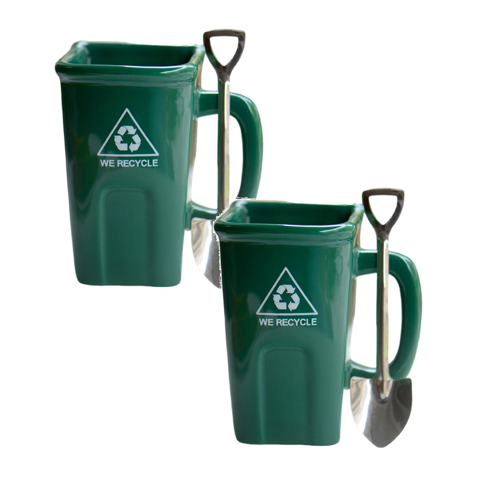 Clearance Glass&Bottle under $20 Funny Trash Can Mug With Handle ...