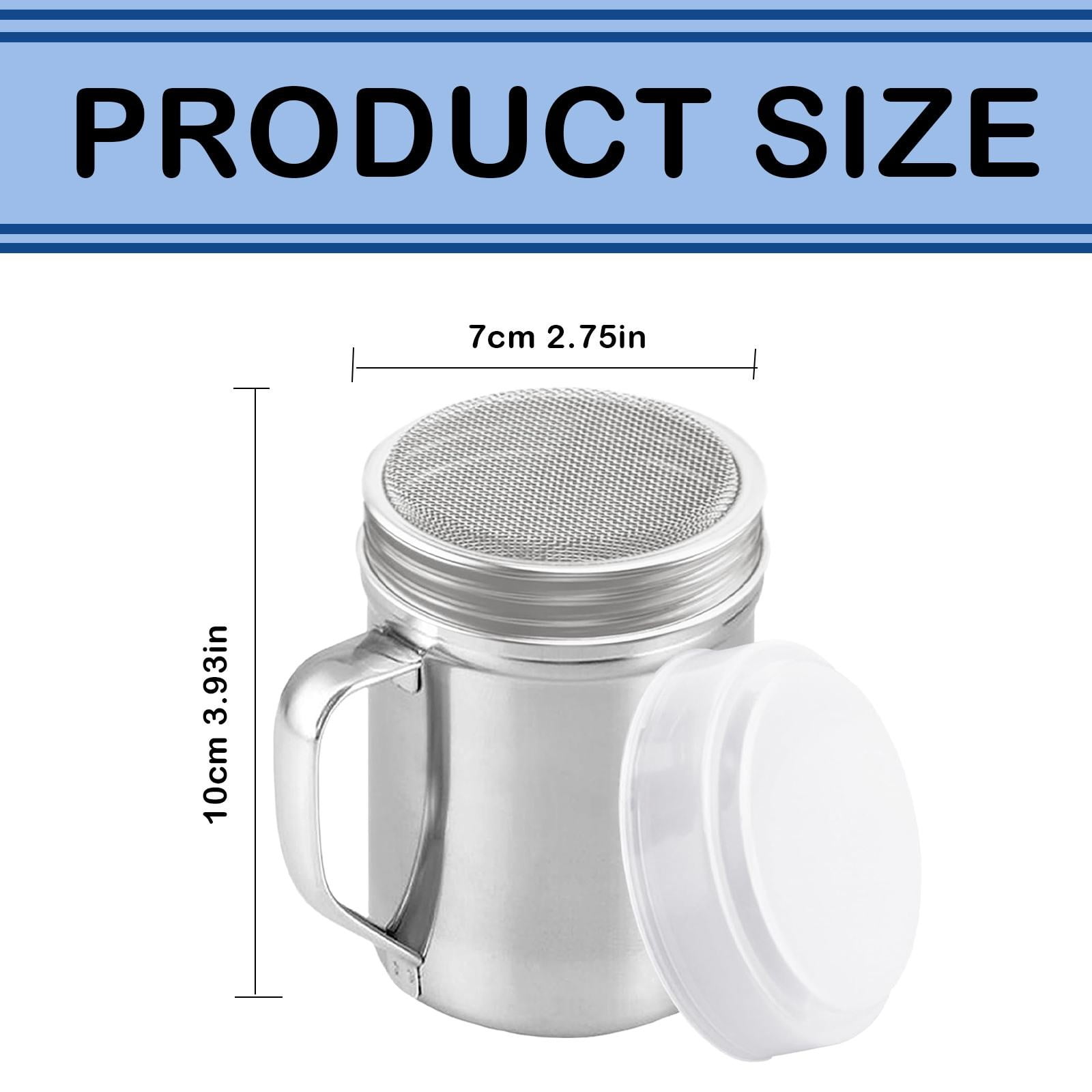 Clearance Glass&Bottle under $10 Powdered Sugar Shaker Duster with ...