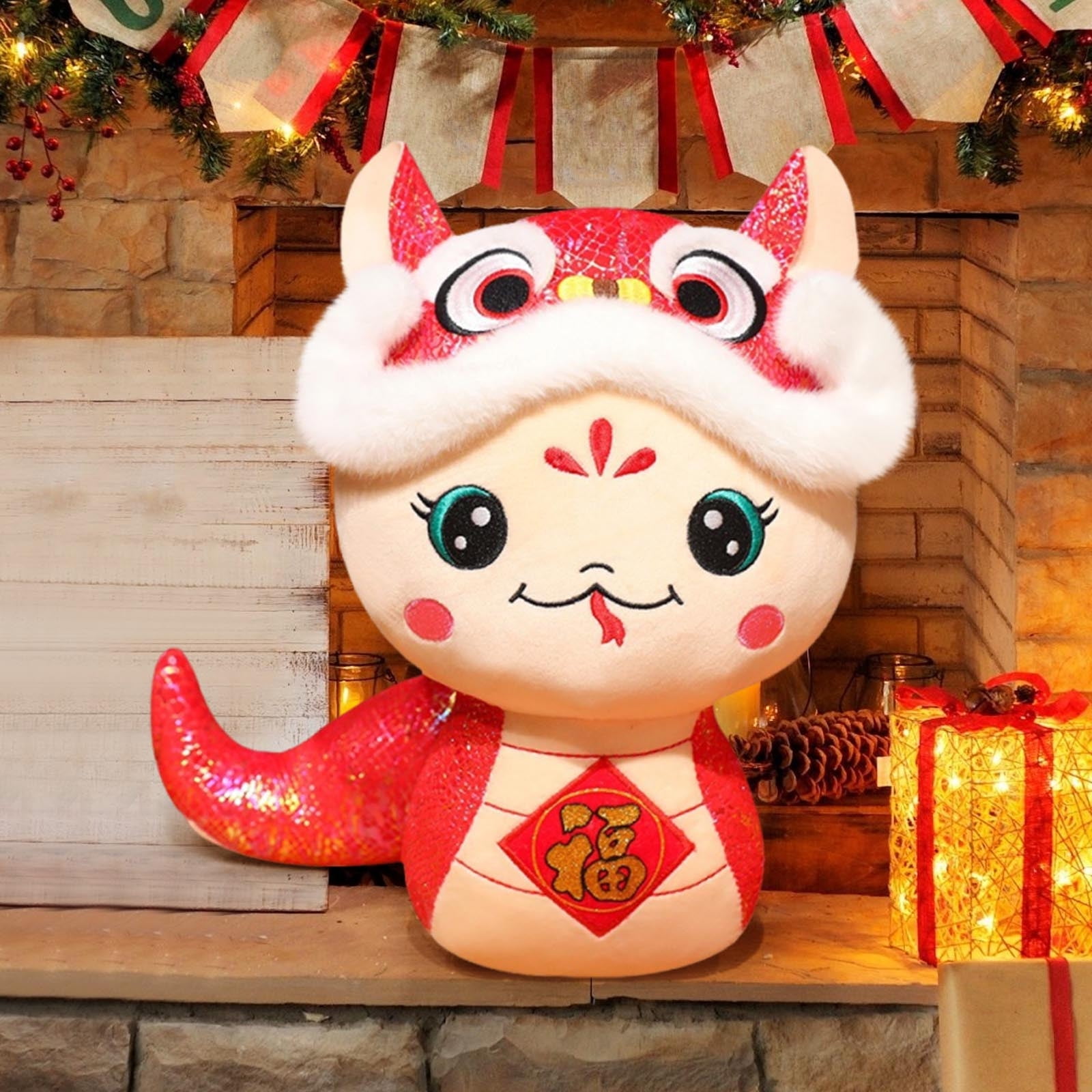 Clearance! Gmogad 2025 Year of Snake Plush Doll, Chinese New Year吉祥 ...