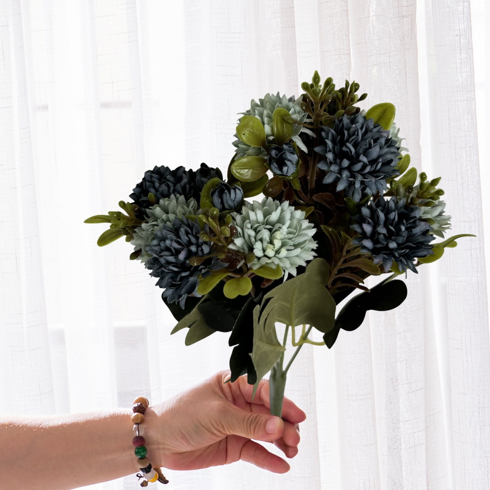 Gmogad Artificial Flowers - Realistic Plastic Fake Flowers for Home ...