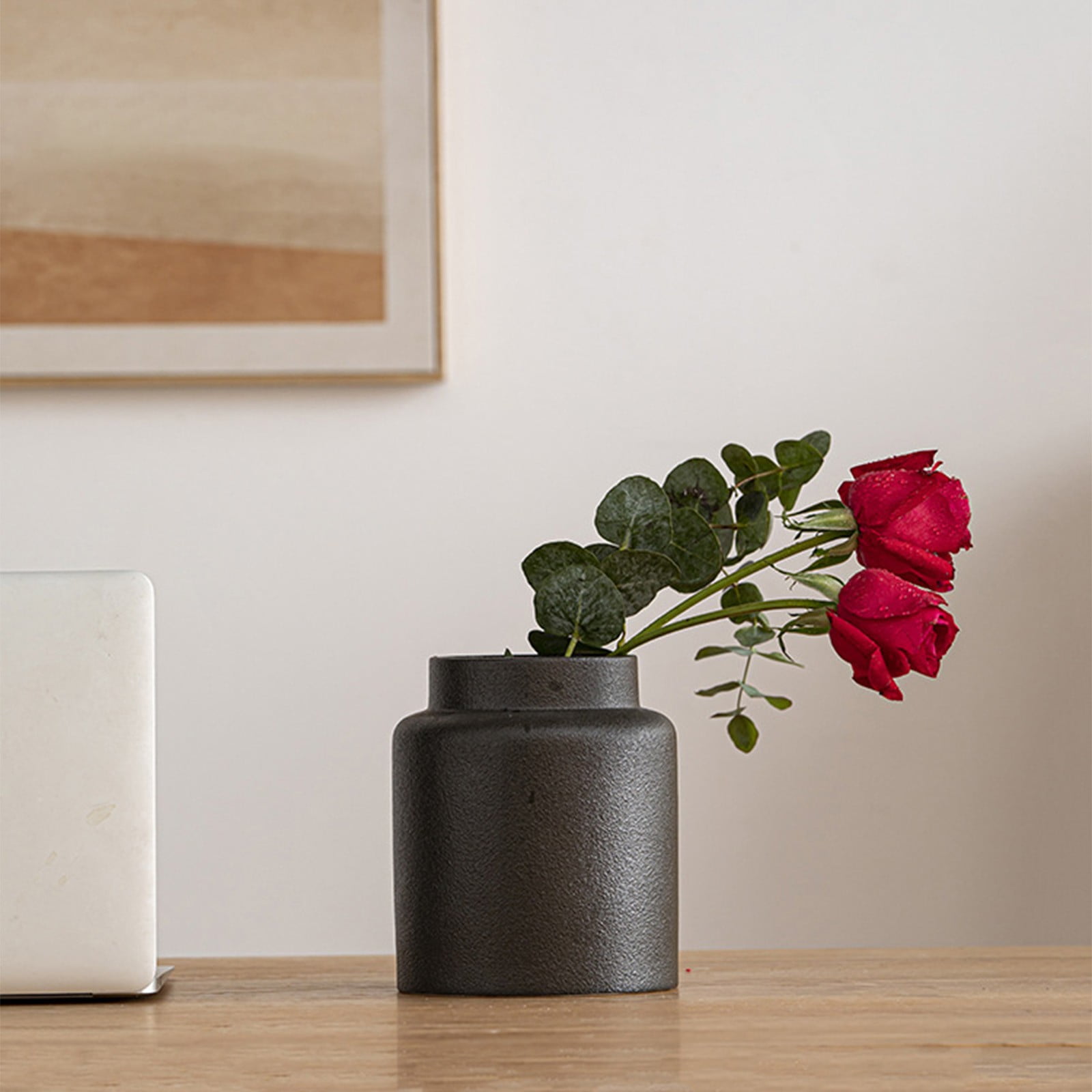 Gmogad Ceramic Vase, Contemporary Ceramic Table Vase - Multi-Purpose ...