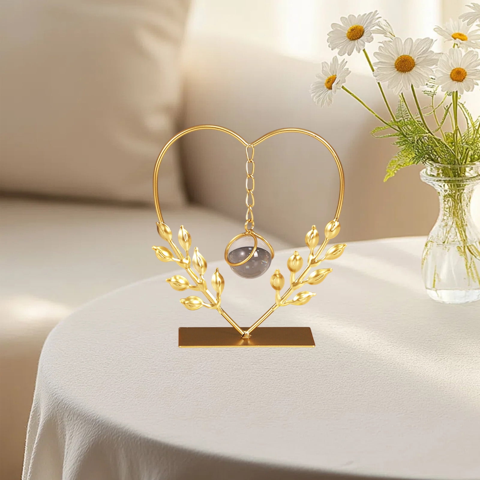 Clearance! Gmogad Geometric Crystal Ball Decor - European-Style Iron ...