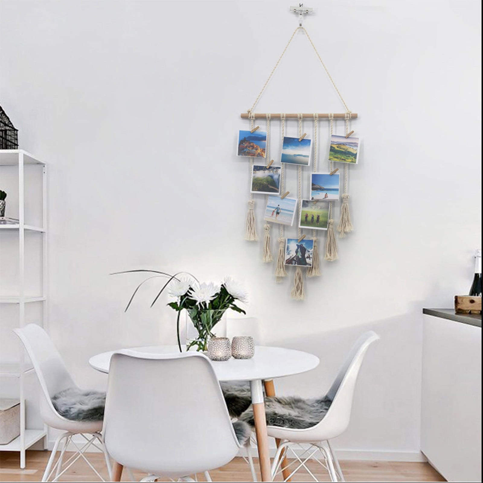 Clearance! Gmogad Nail Hanging Photo Display - 39.4in Woven Tapestry ...