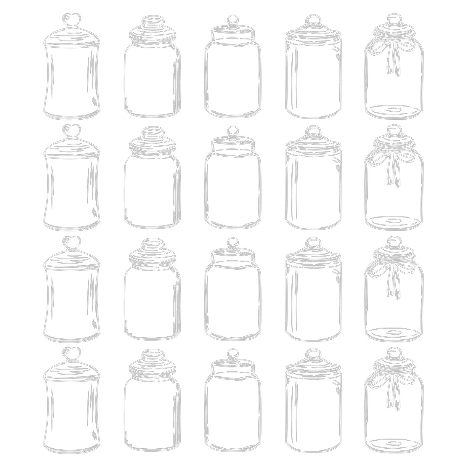 Gmogad Transparent Stickers Pack for Bottle Bookmark, Adhesive Backing ...