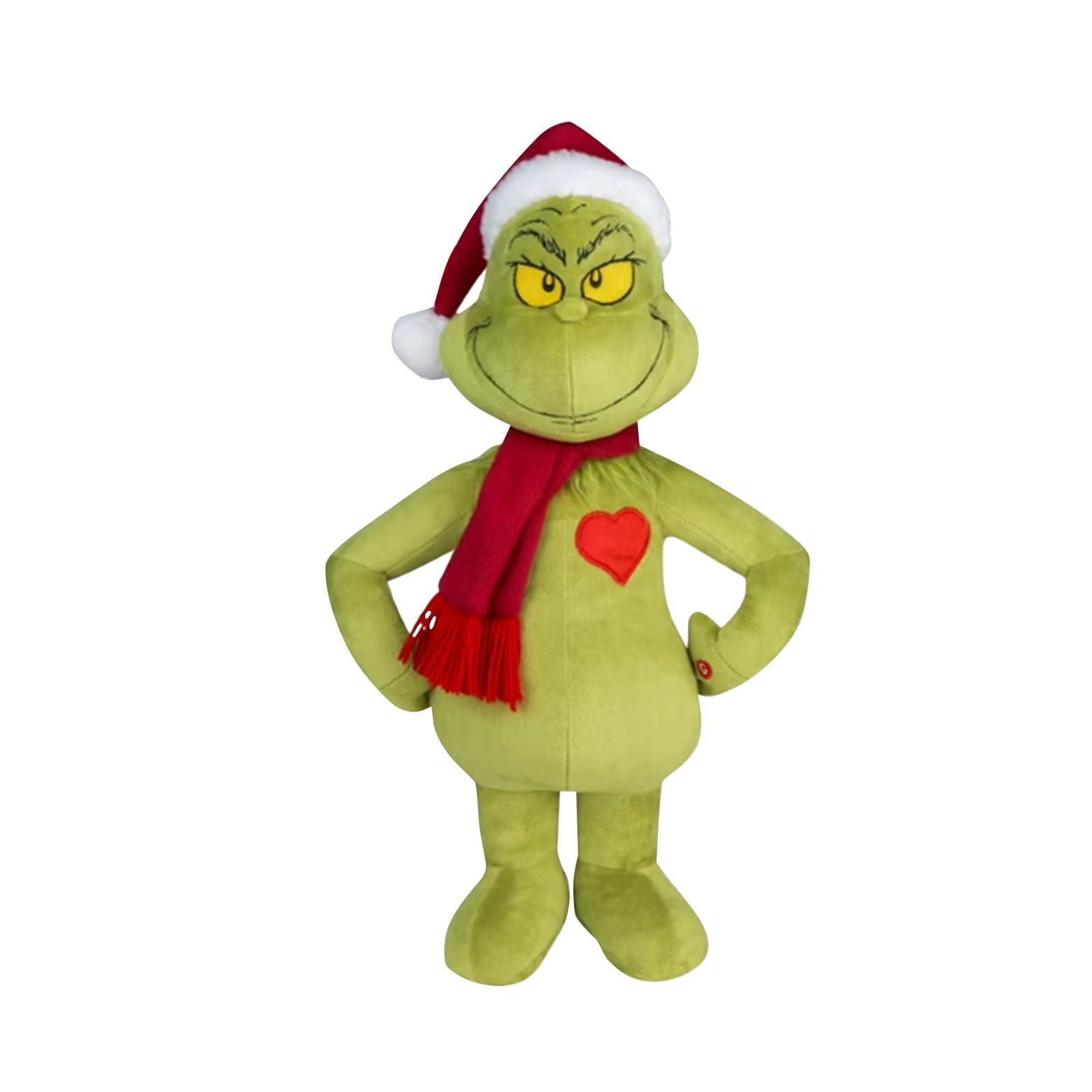 Clearance! Gomind Plush Holiday Greeter With Light Up Heart Christmas ...
